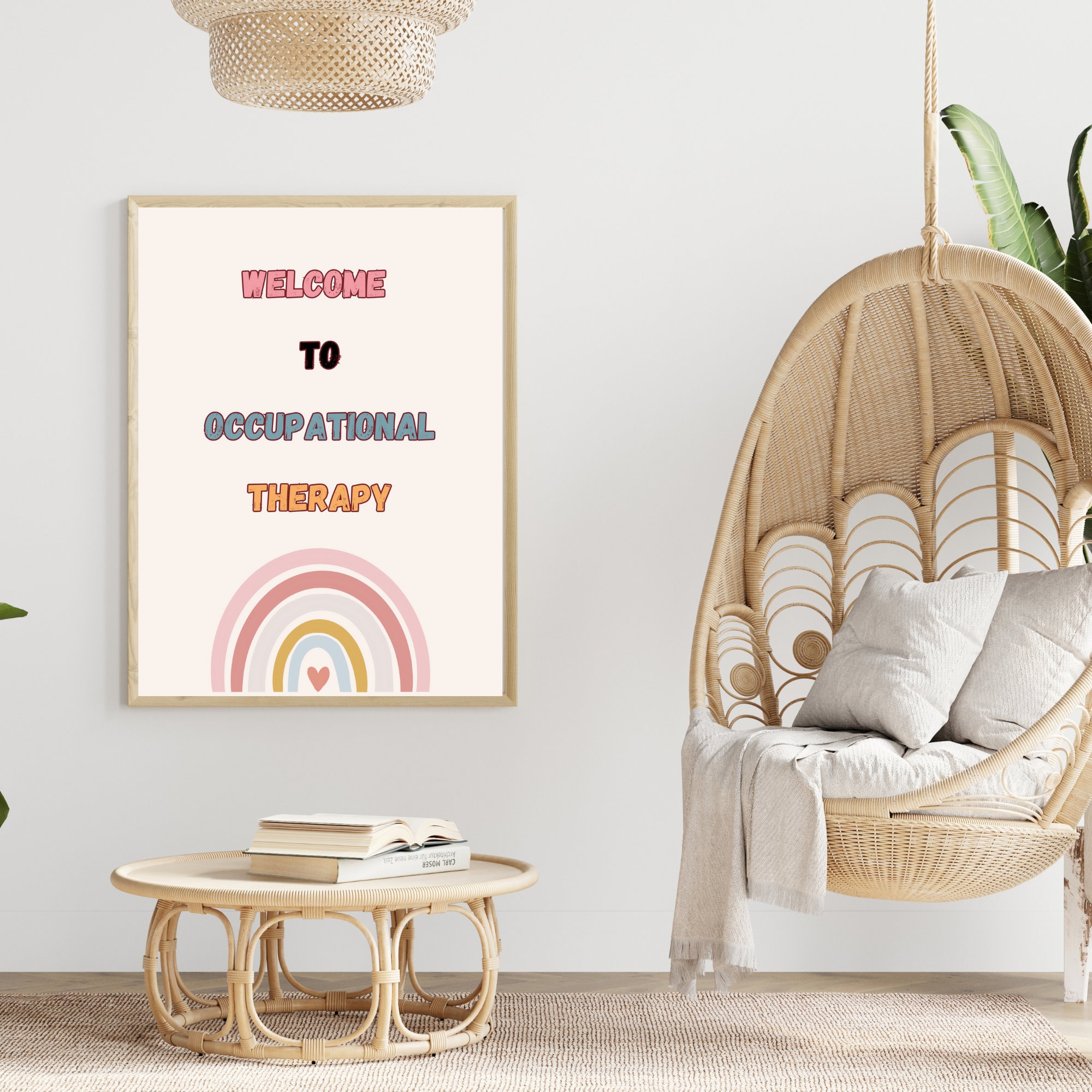 4 Occupational Therapist UNFRAMED Decor OT Office Poster School Therapy ...