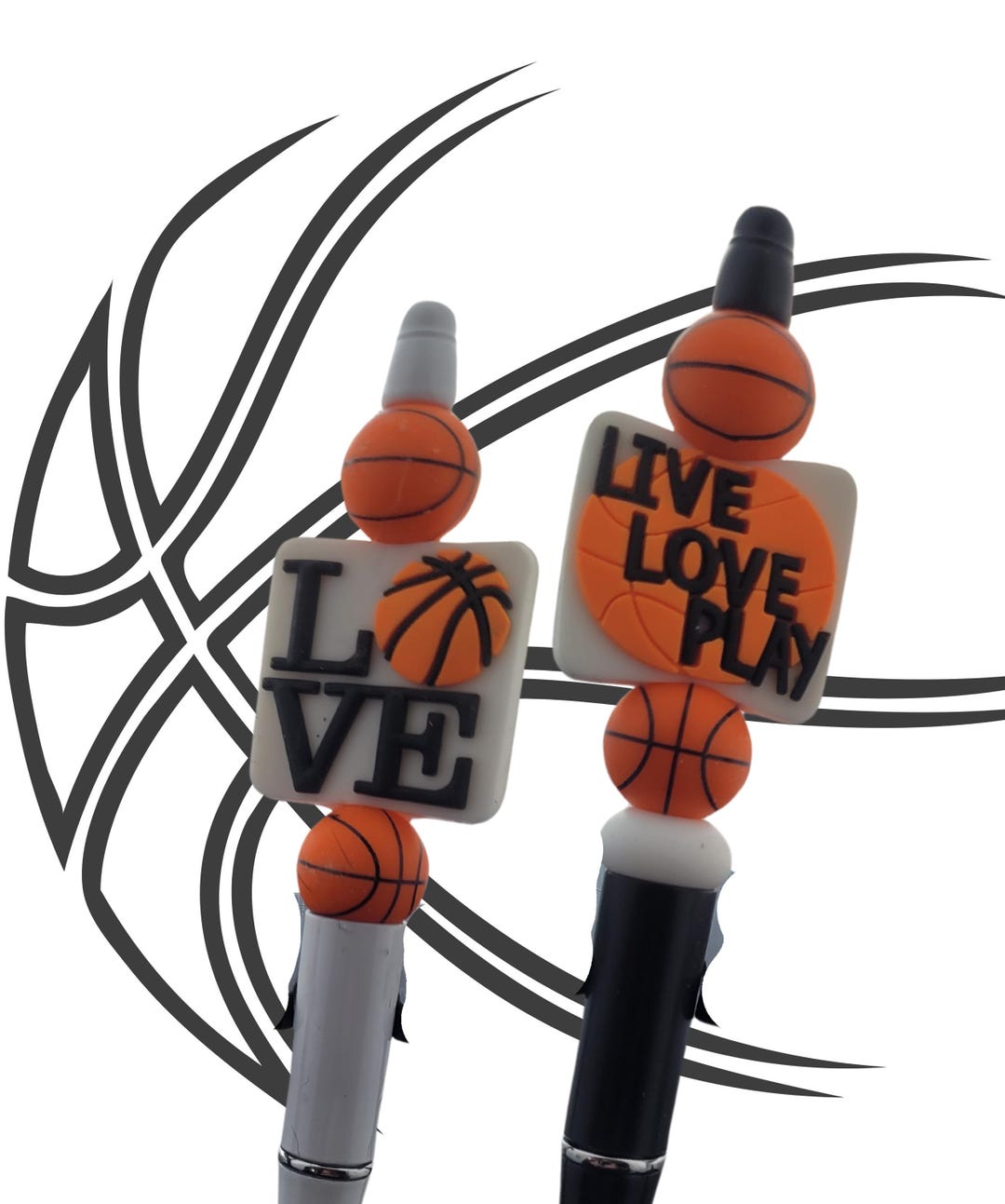 Basketball Mom | Basketball Focal Beads | Coach Pen | Basketball Pens ...