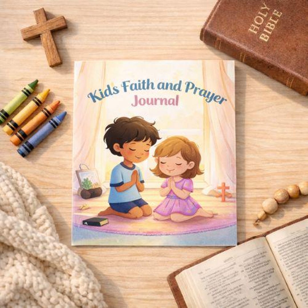 Kids Faith & Prayer Journal Printable | Christian Kids Devotional ...