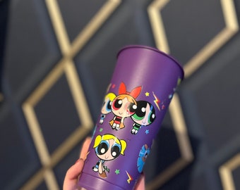 Starbucks 24oz Cold Cup Powerpuff Girls - Etsy