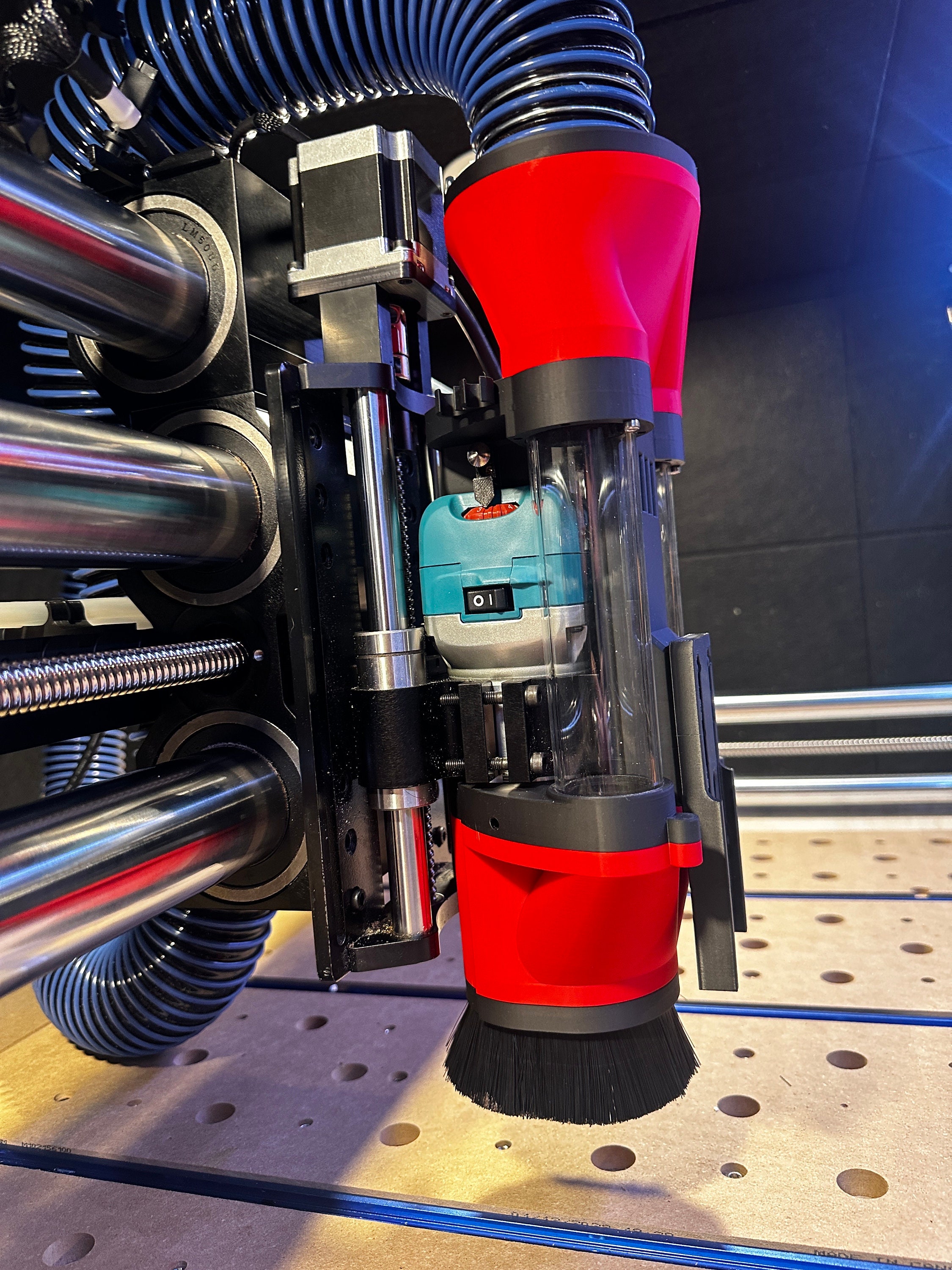 69mm Dewalt Router Dust Boot the D69 Ga. Double Barrel Dust Boot System for Onefinity Cnc W ...