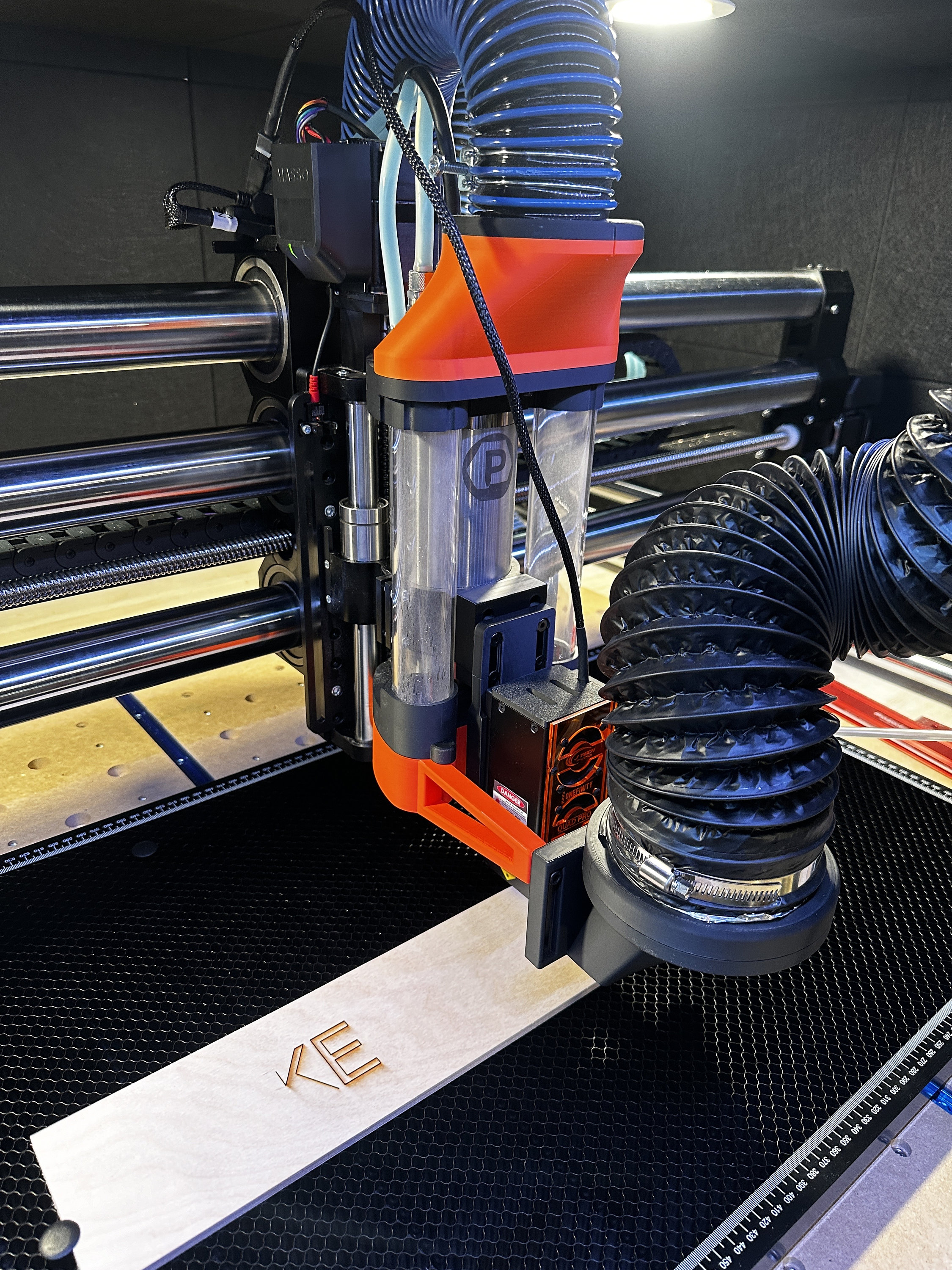 Smoke Stack Smoke/fume Extraction Add on for Double Barrel Dustboot for ...