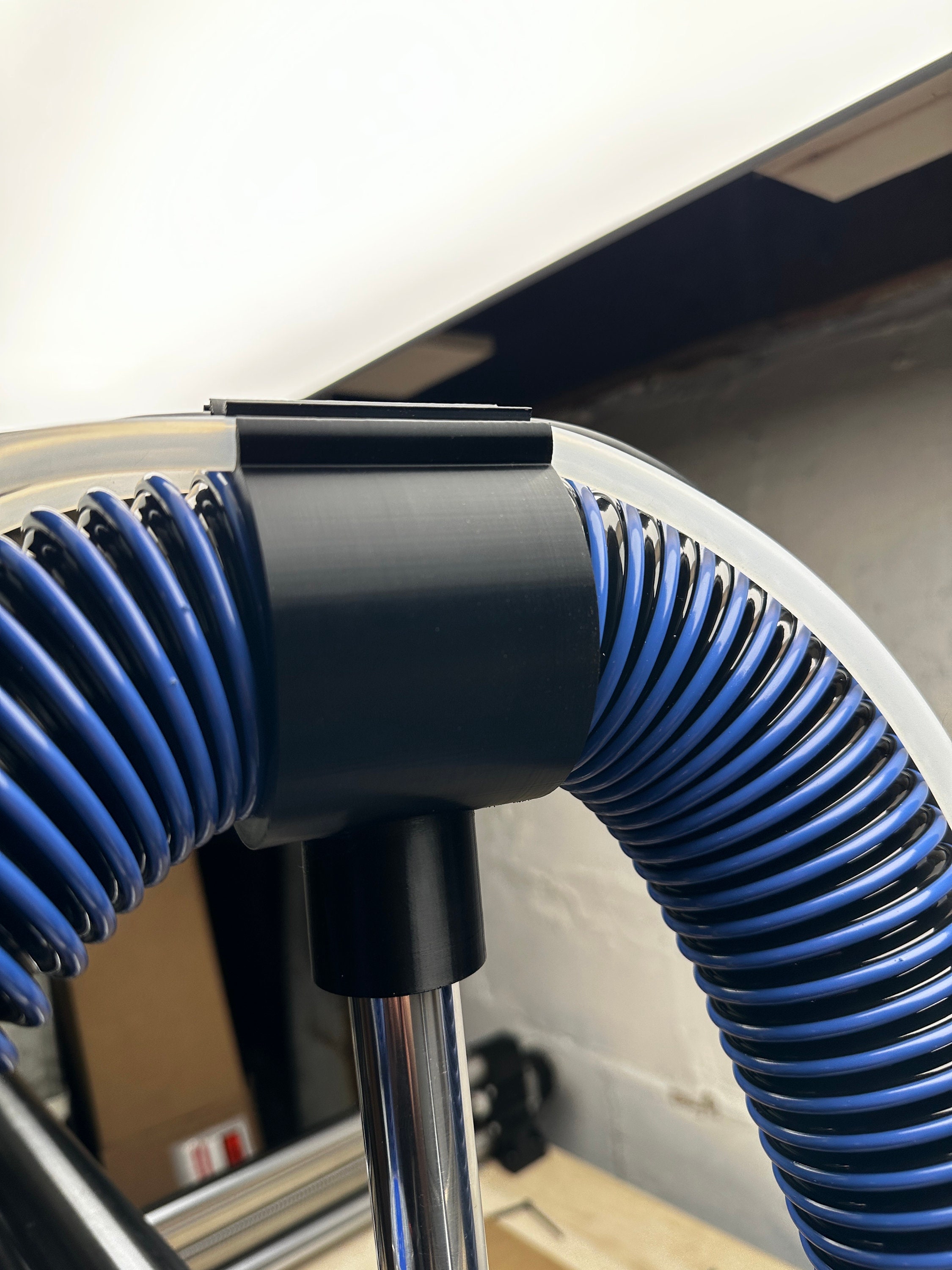 Cnc Spindle Dust Collection Hose and Wire Organizer Clips and Spindle ...