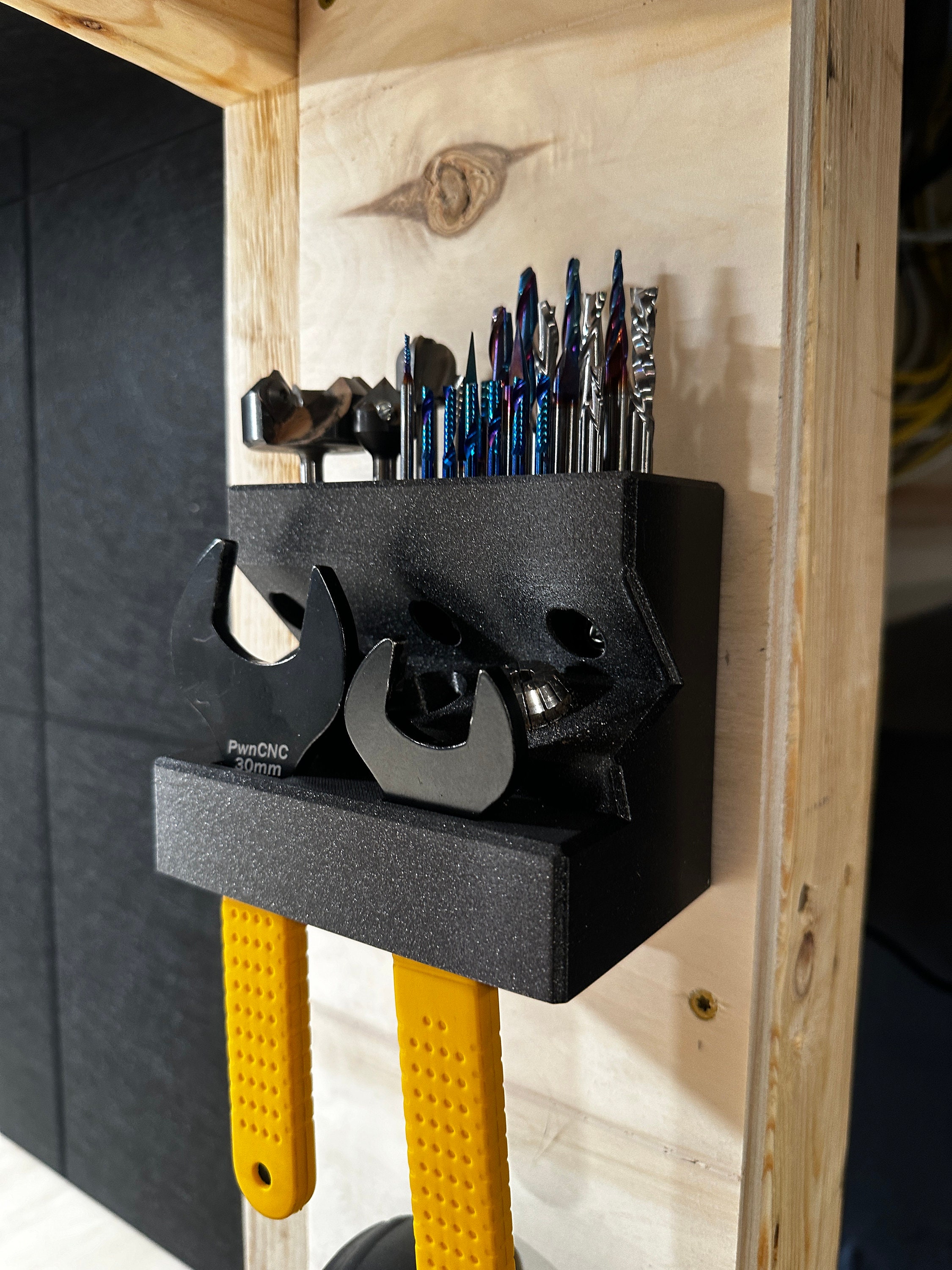 Cnc/router Bit, Wrench and Collet Organizer/holder 1/4" and 1/8" Bits ...