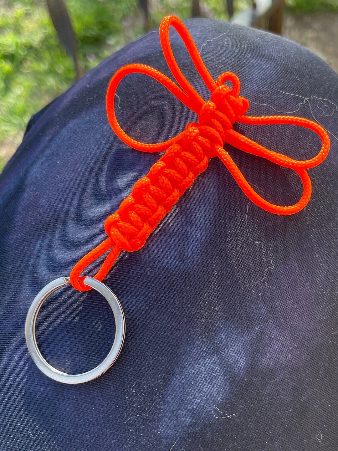 Mini Keychain Critter Dragonfly paracord 95 - Etsy