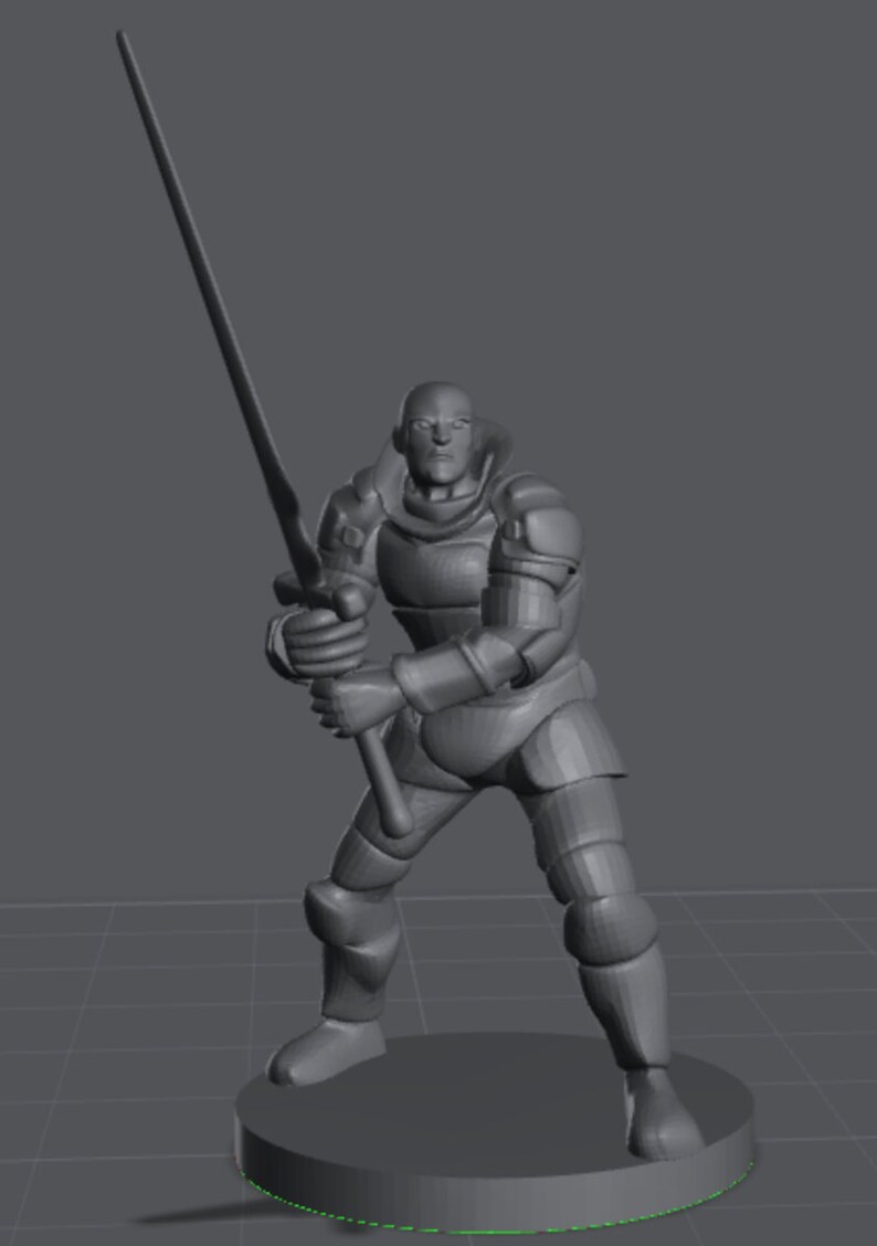 Human Male Fighters Options 3d Print Dnd Character - Etsy