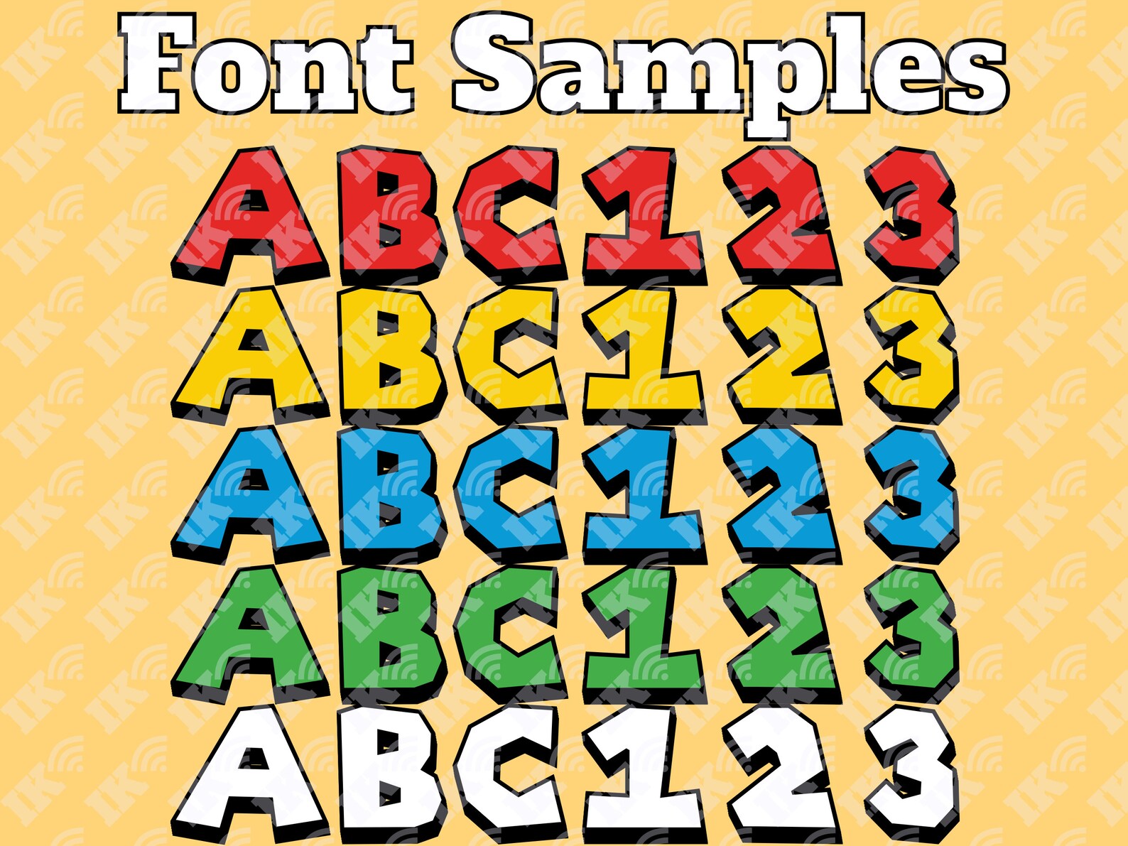 Super Mario Clipart and Font Files Bundle SVG, PNG Cricut, Luigi, Yoshi ...