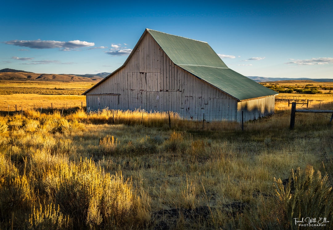 Eastern Oregon Barn Print, Barn Wall Art, Oregon Landscape Photo ...