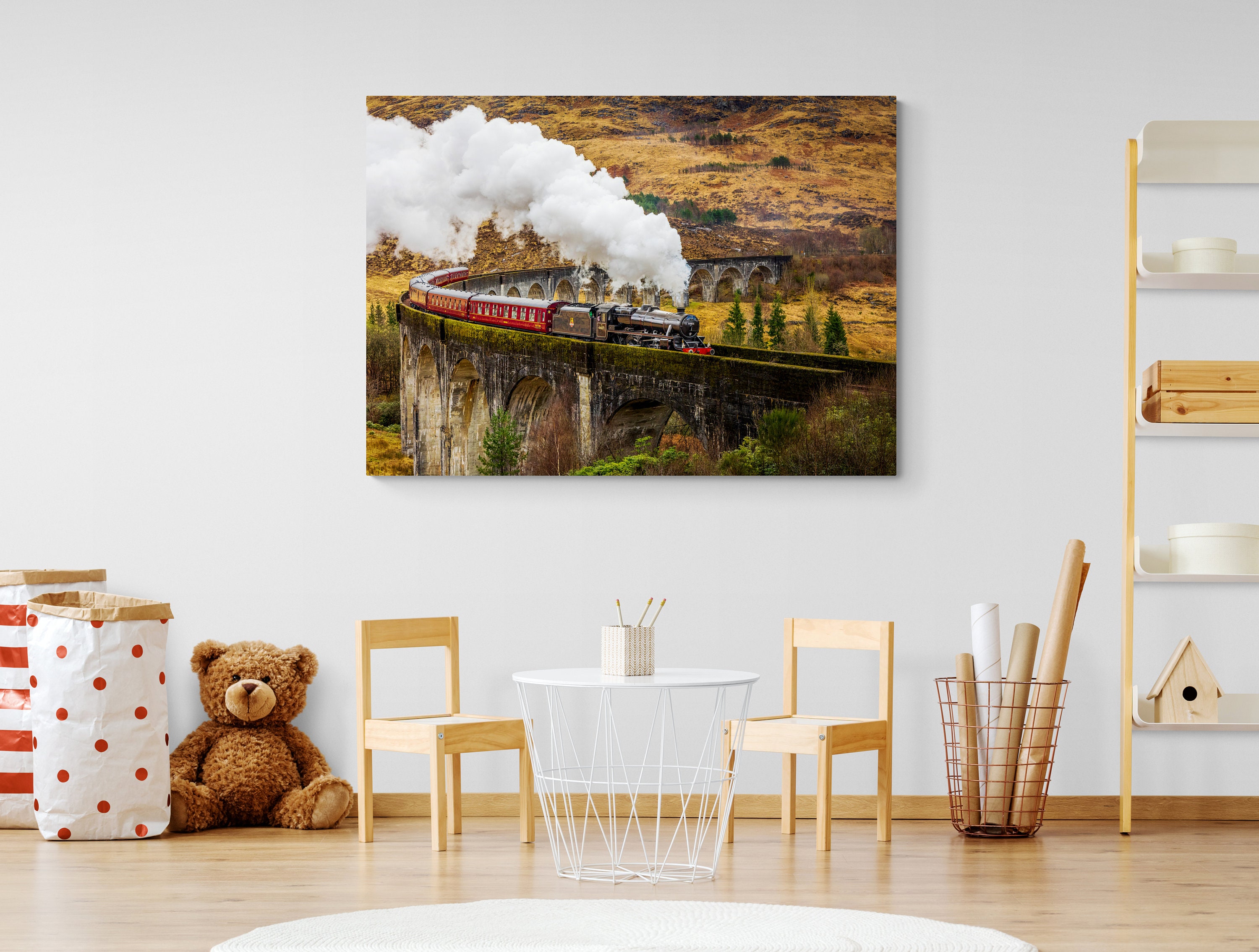 Hogwarts Express Print, Hogwarts Train Photo, Jacobite Train Print ...