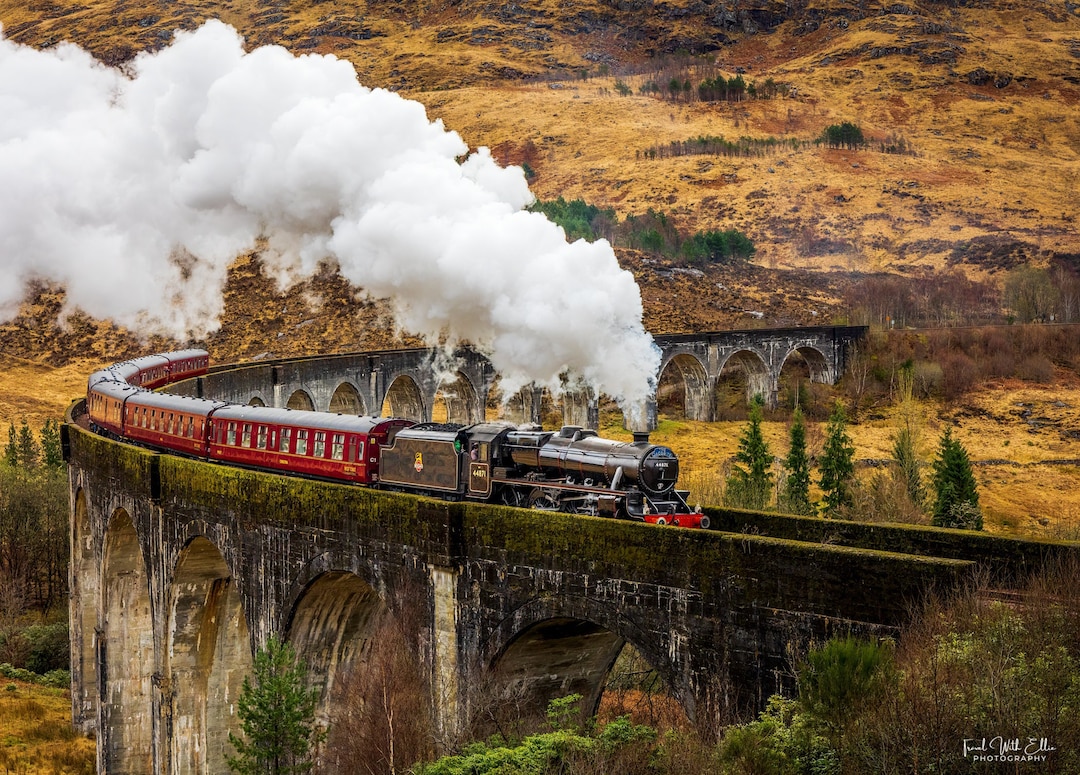 Hogwarts Express Print, Hogwarts Train Photo, Jacobite Train Print ...