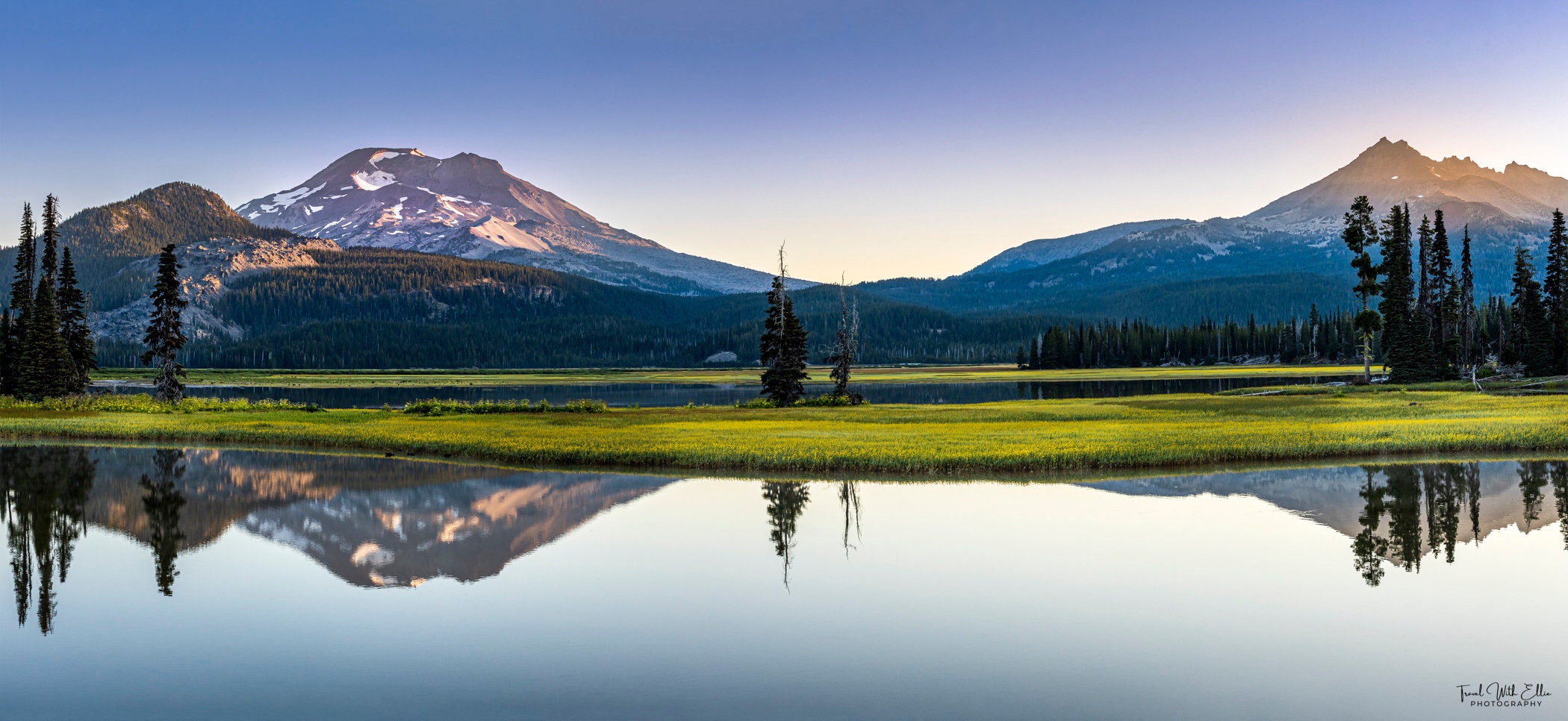 Sparks Lake Print Ray Atkenson Memorial Photo South Sister - Etsy