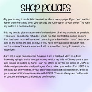 Snow White Ears, Seven Dwarf Ears, Minnie Ears, Disney Ears, Grumpy ...