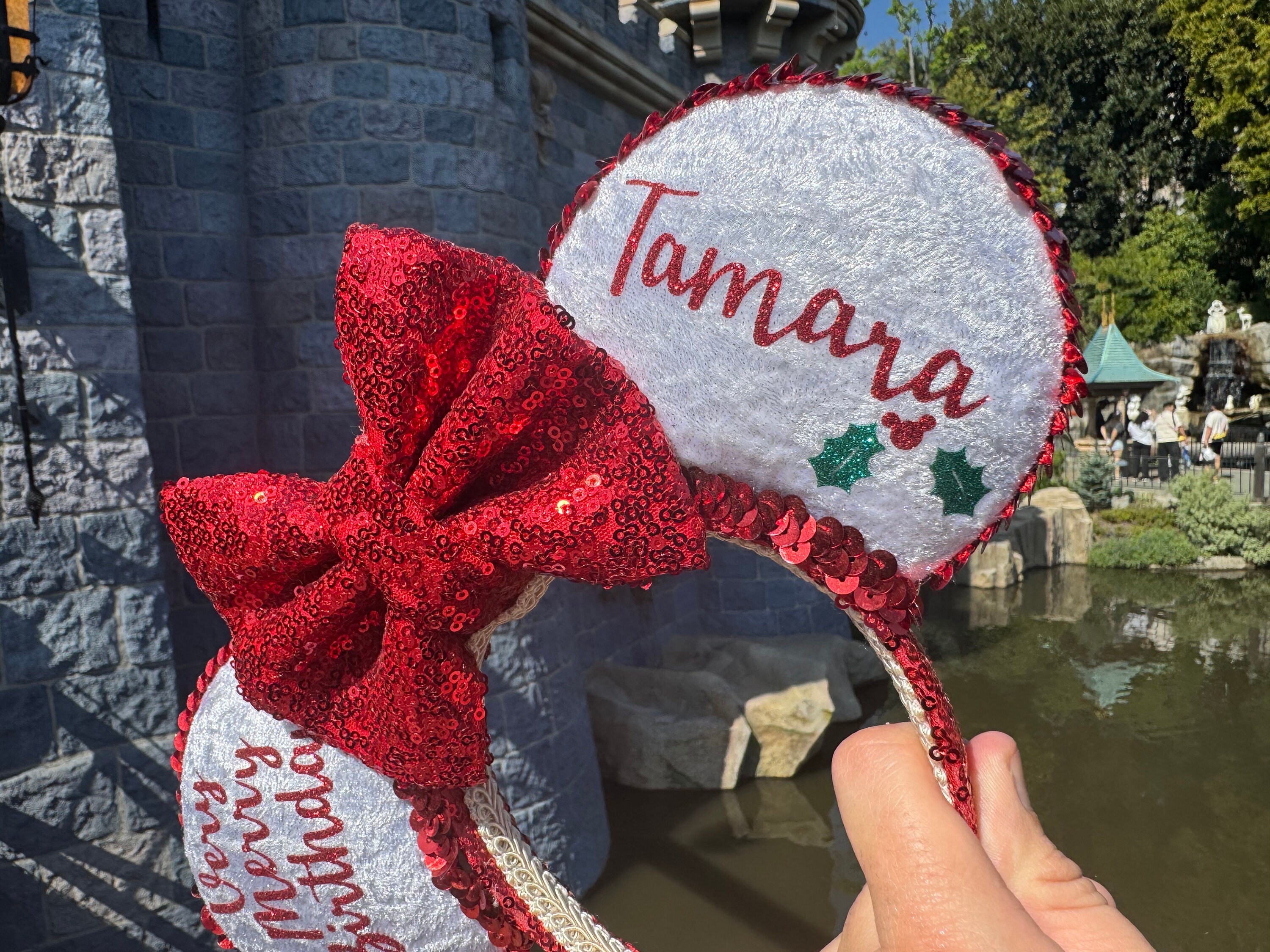 Personalized Ears, Birthday Ears, Christmas Ears, Sequin Ears, Disney ...