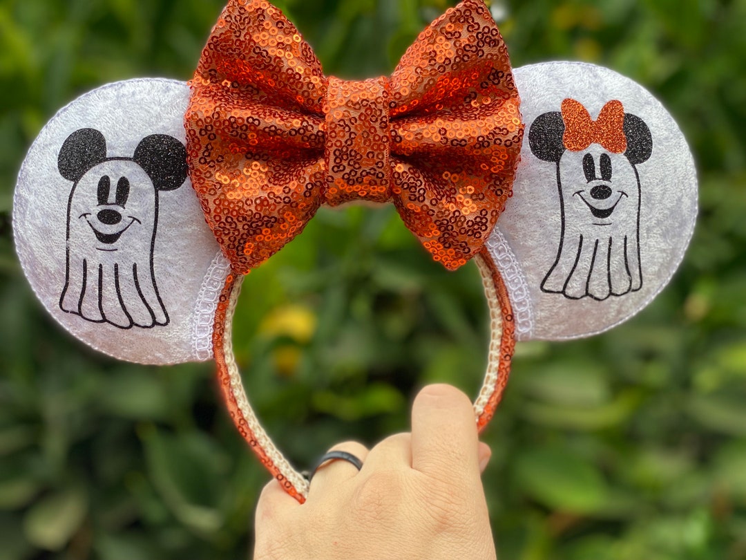 Halloween Disney Ears, Halloween Ears, Mickey Ears, Ghost Ears, Disney ...