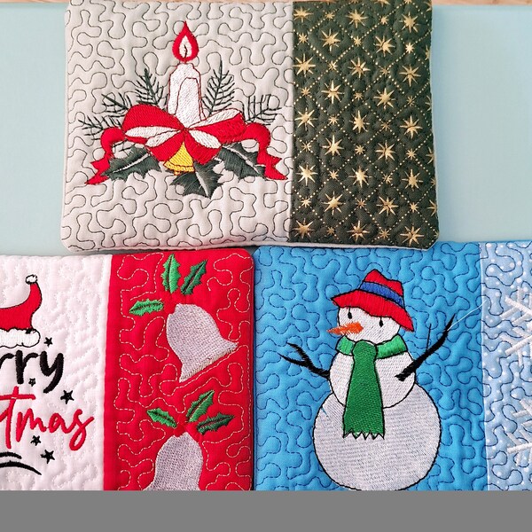 Christmas Mug Rug - Etsy UK