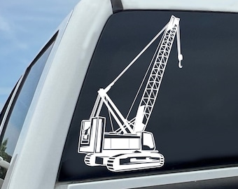 Crane How I Roll L988 8 Inch Sticker Decal Operator Construction - Etsy