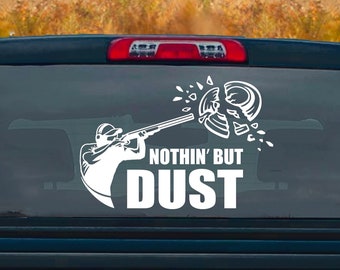Hunting Decal, Full Color Hunting Decal, Skeet Shooting Sticker, Skeet ...