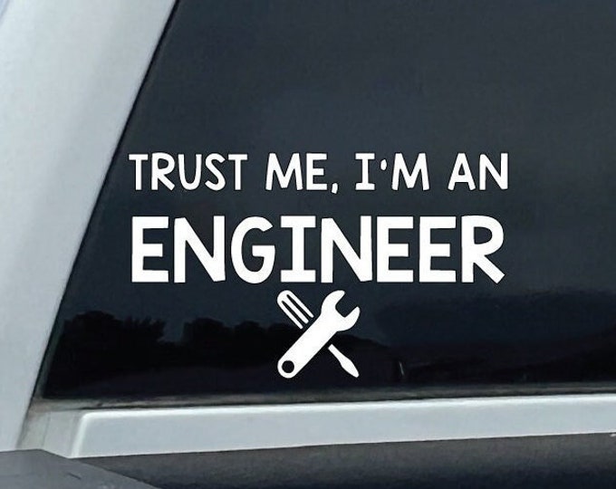 Engineer Stickers, Funny Laptop Decals, Water Bottle Vinyl Stickers ...