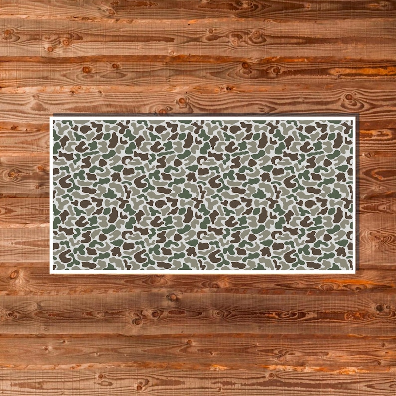 Fieldstone Duck Camo Adhesive Vinyl Sheet | 3 Mil Outdoor Gloss | Eco ...