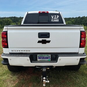 VIP Very Important Plumber Decal | Funny Plumber Sticker | Tradesman ...