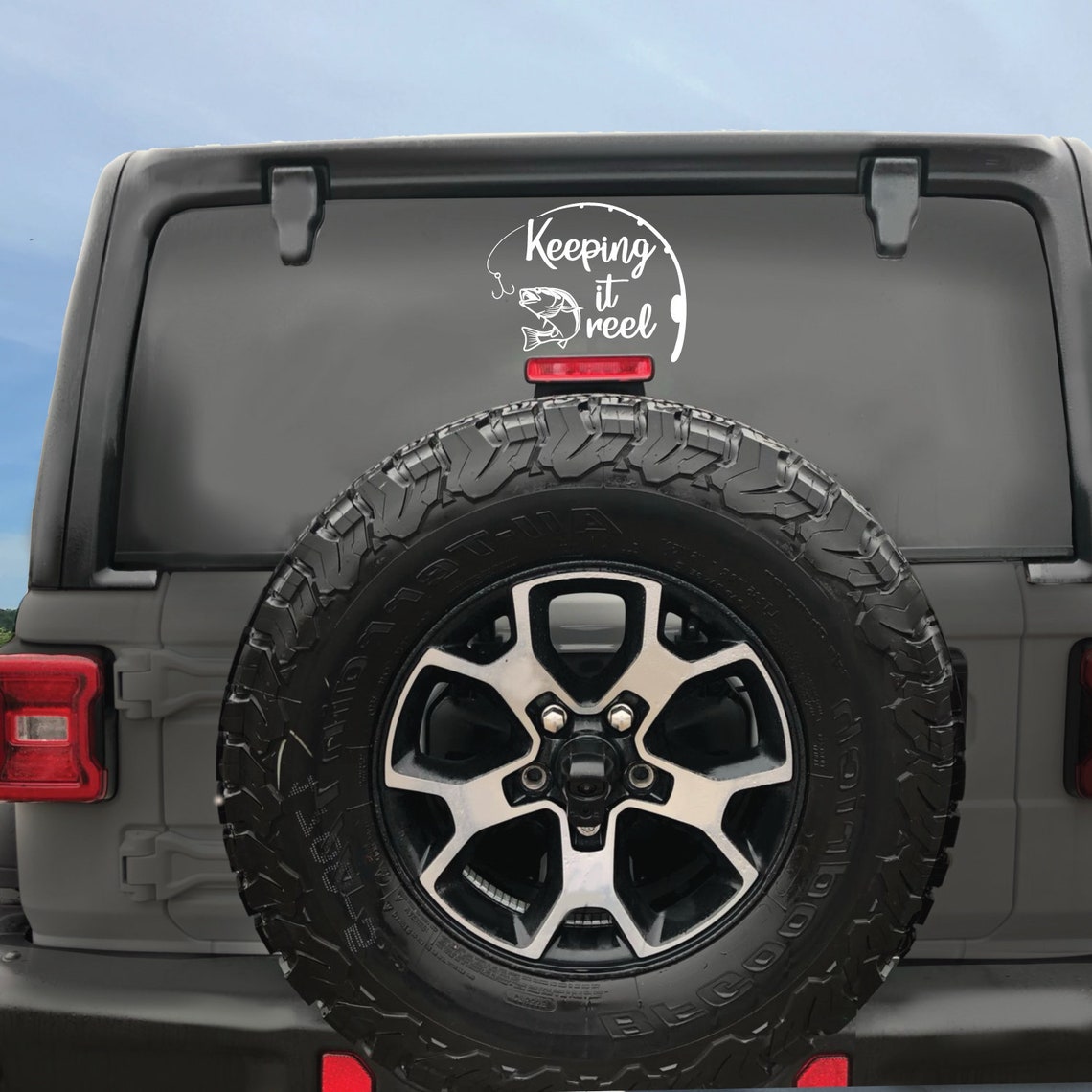 Keeping It Reel Fishing Decal, Fisherman Fishing Outdoorsman Decal ...
