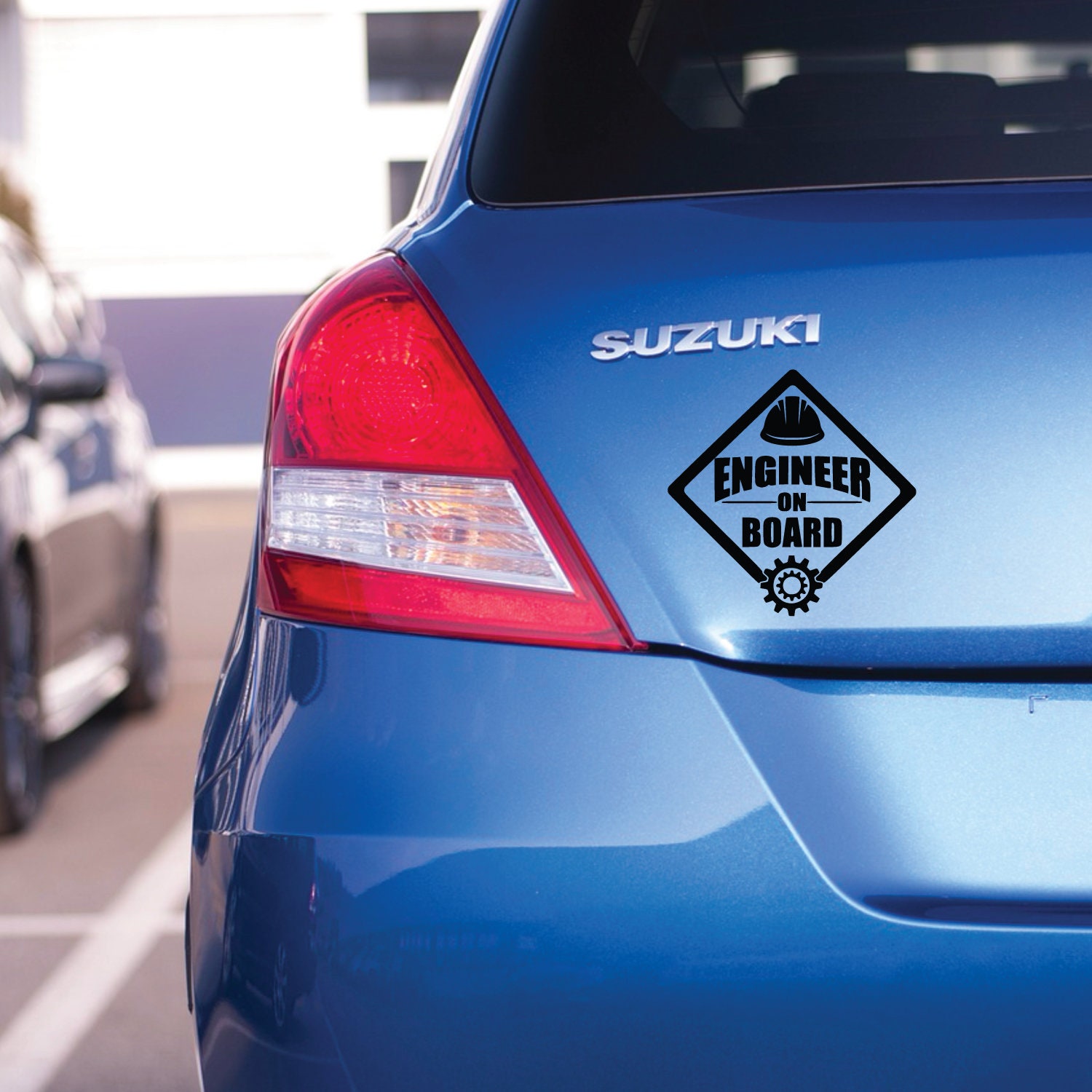 Engineer on Board Decal | Car Window Sticker | Engineer Gift | Vehicle ...