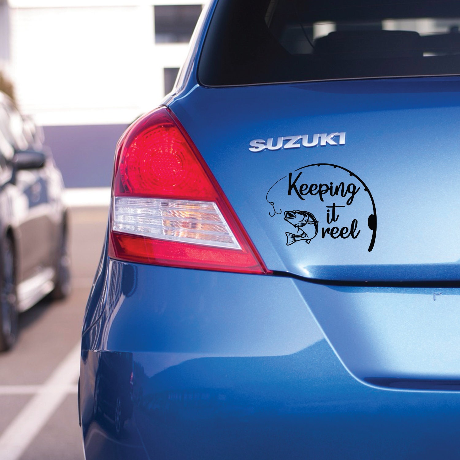 Keeping It Reel Fishing Decal, Fisherman Fishing Outdoorsman Decal ...