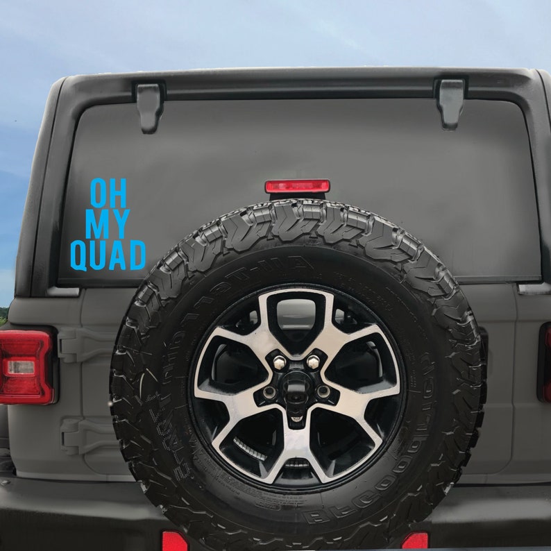 Oh My Quad Decal | Funny Four-wheeler Sticker | ATV Rider Vinyl Decal ...