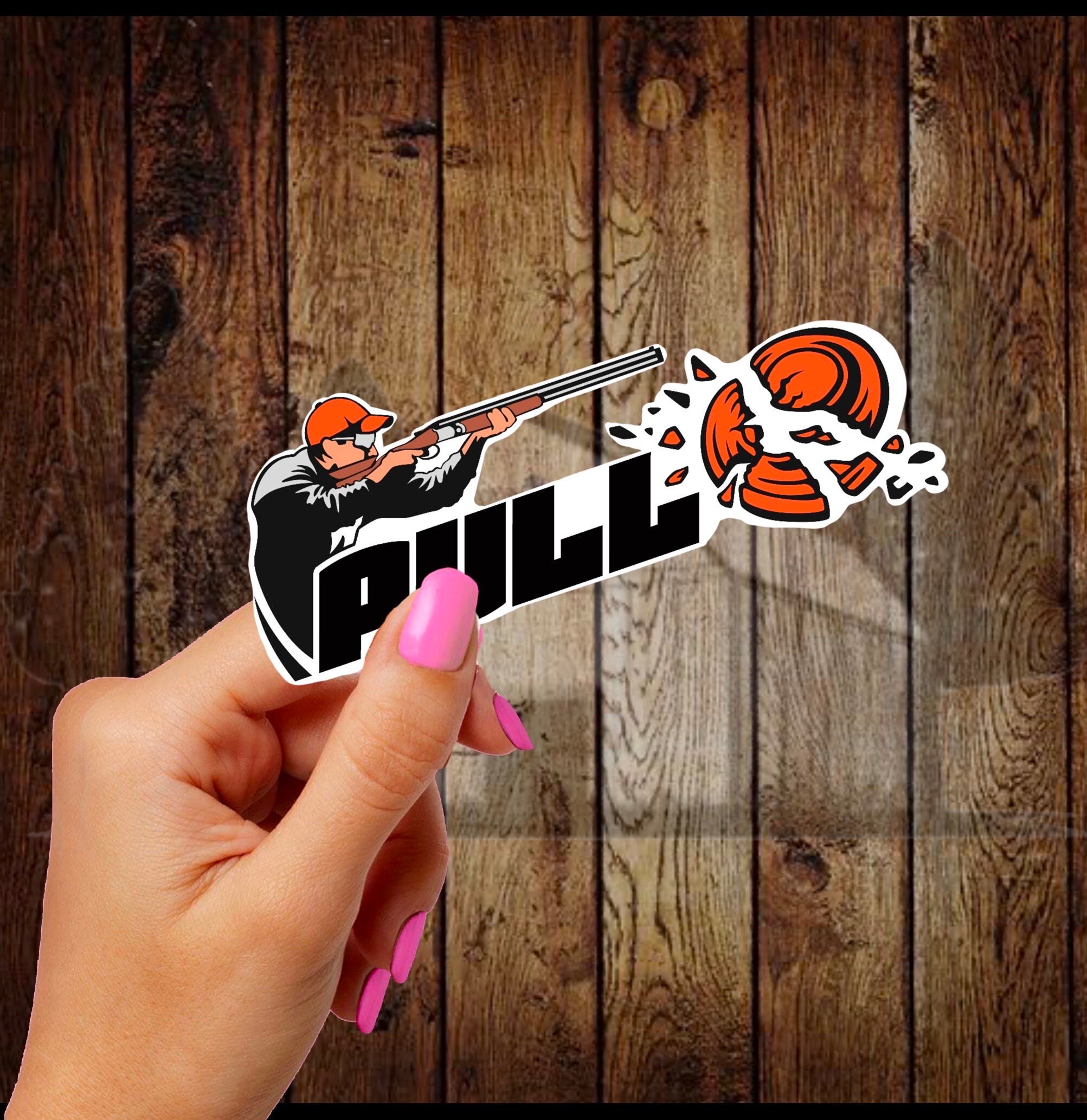 Skeet Shooting Decal, Trap Shooting Sticker, Team Shooting Sticker ...