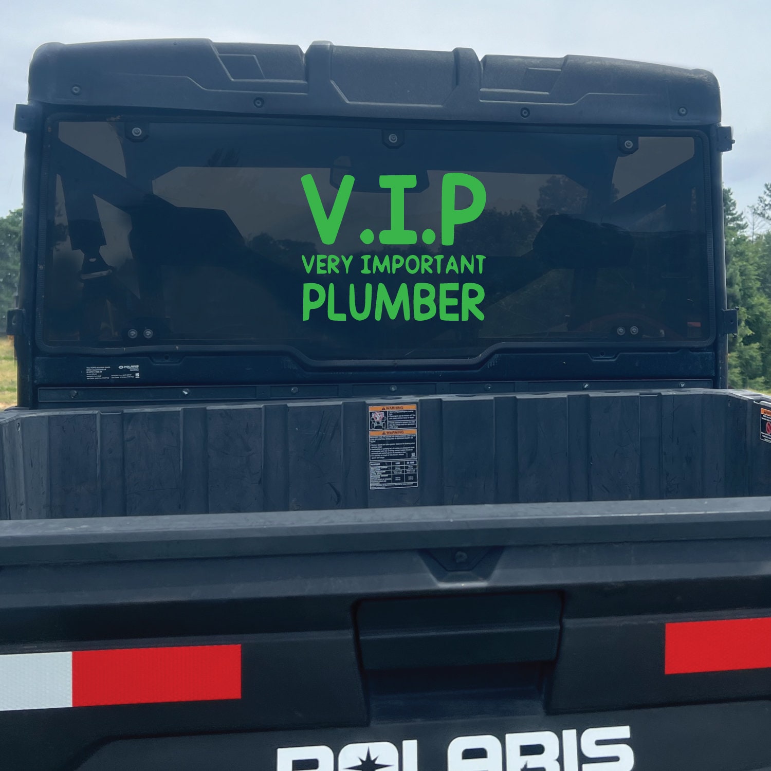 VIP Very Important Plumber Decal | Funny Plumber Sticker | Tradesman ...