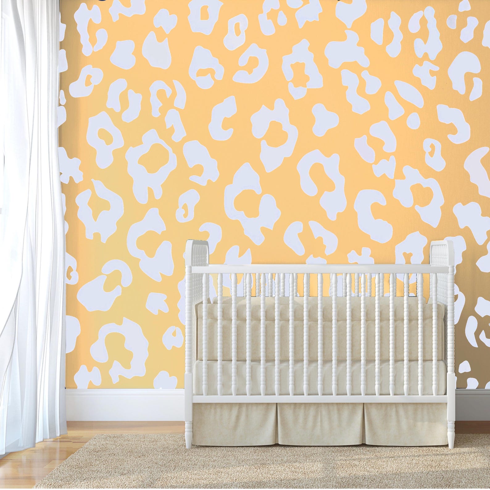 Leopard Print Wall Decals – Set of 72 | Animal Print Wall Stickers ...