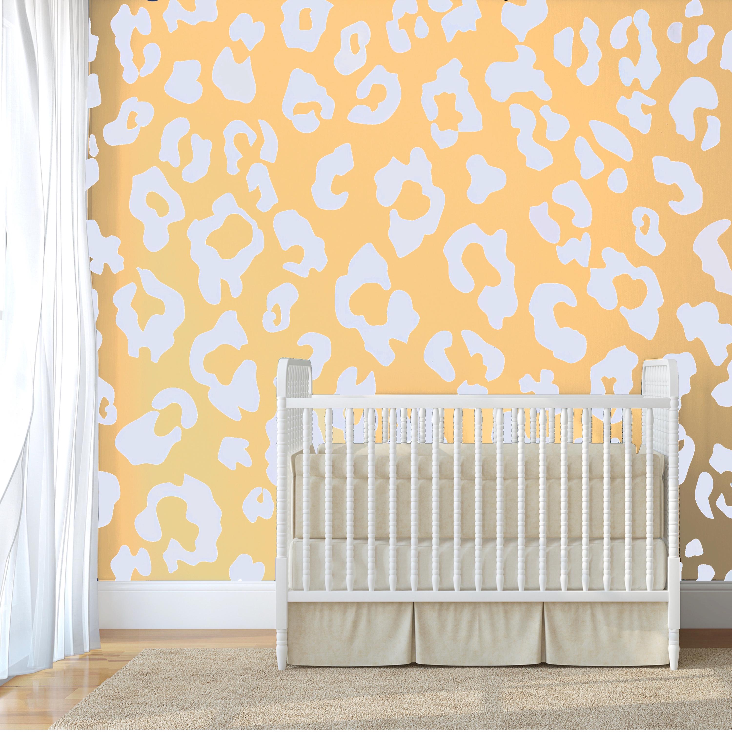 Leopard Print Wall Decals – Set of 72 | Animal Print Wall Stickers ...