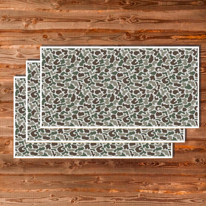 Fieldstone Duck Camo Adhesive Vinyl Sheet | 3 Mil Outdoor Gloss | Eco ...