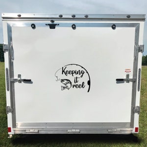 Keeping It Reel Fishing Decal, Fisherman Fishing Outdoorsman Decal ...