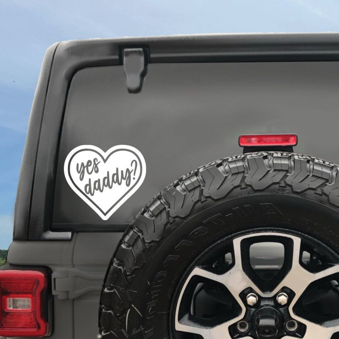 Yes, Daddy Heart Decal Cute BDSM Decal, Naughty Decal - Etsy