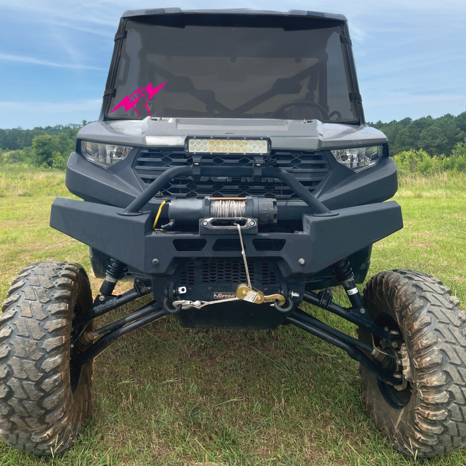 Hand Holding Electrical Bolt Decal Electrician Power Sticker Lineman ...