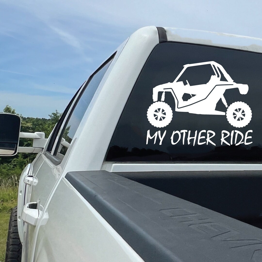 My Other Ride ATV Decal | Four-wheeler Sticker | Off-road Vinyl Decal ...