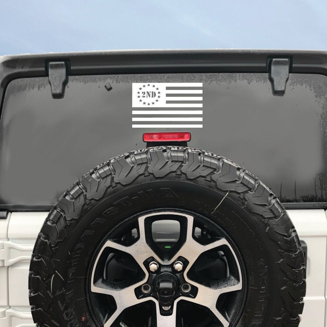 American Spirit: 2nd Amendment Flag Decal, Liberty Sticker - Etsy