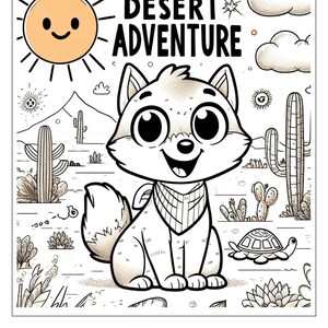 Creative Kids Coloring Books: Educational Animal Adventures, Digital ...