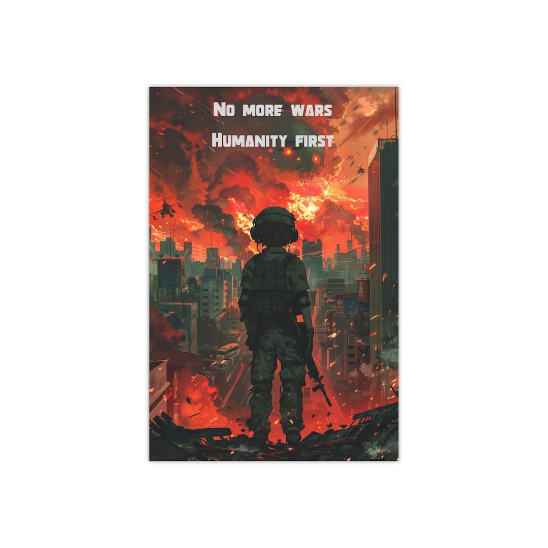 Child Soldier. Anti-war Poster Urging an End to War by Recognizing Our ...
