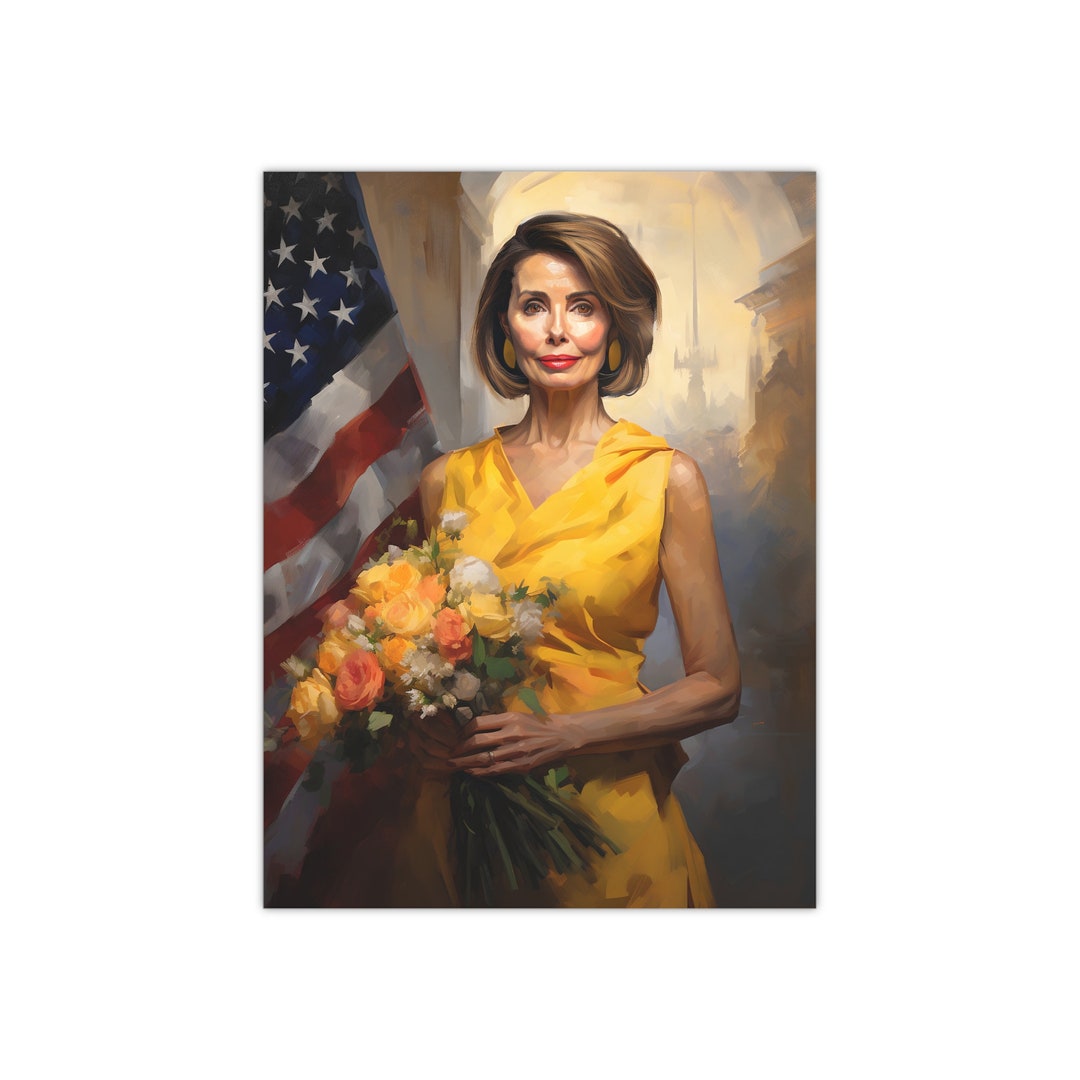 Nancy Pelosi Art Print Celebrate the Strength and Grace of a Political ...