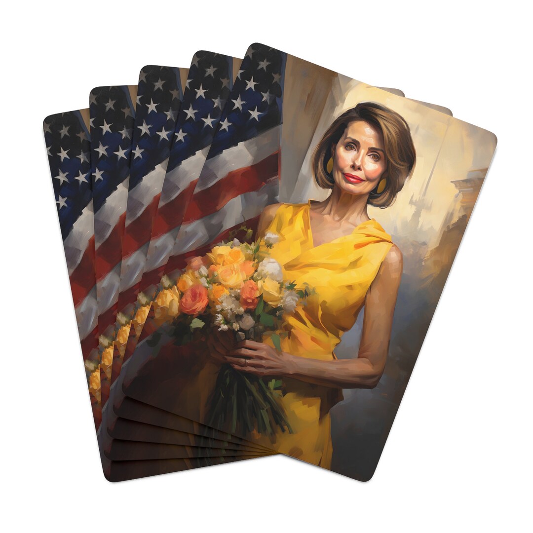 Nancy Pelosi Inspired Playing Cards Show Your Support for - Etsy