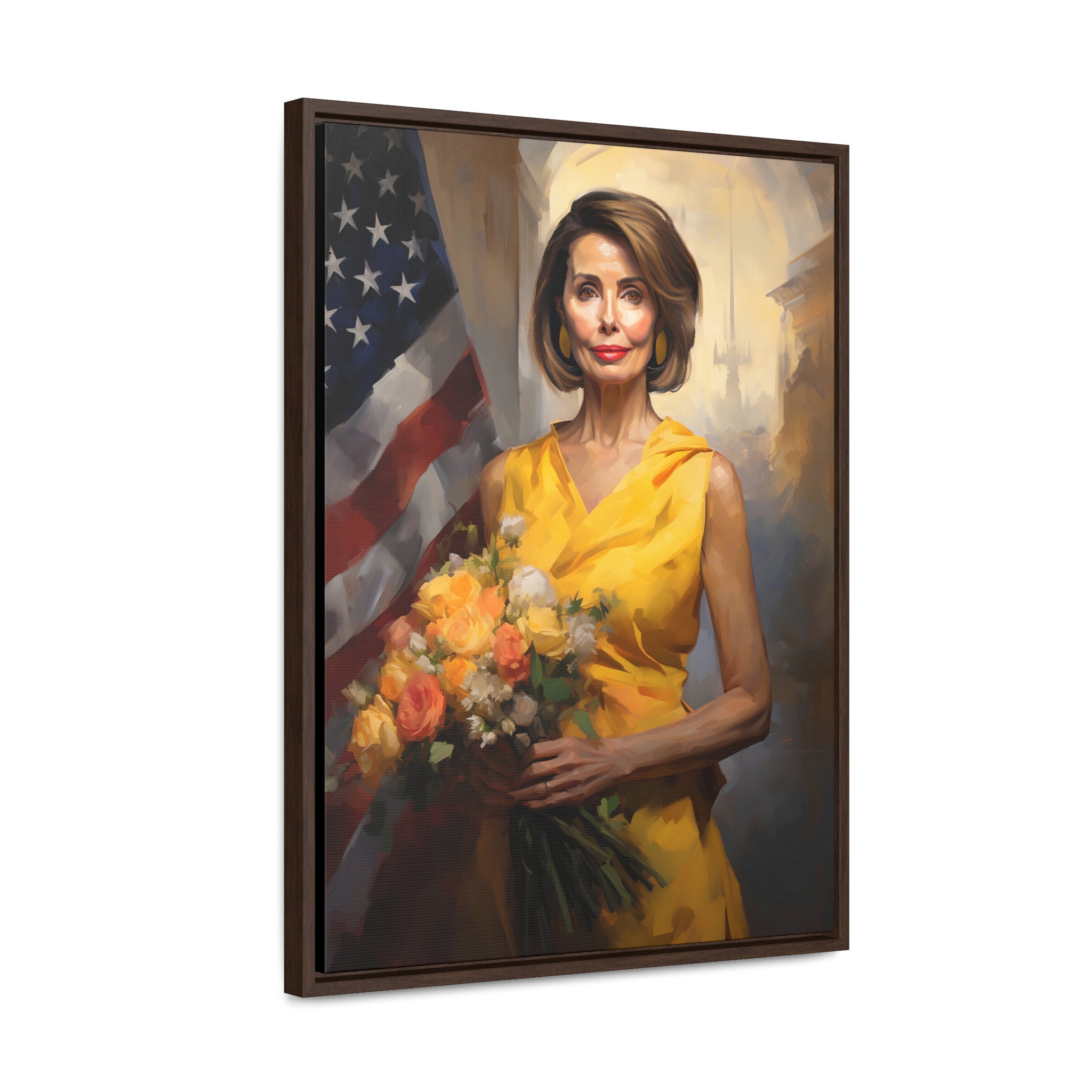 Iconic Tribute: Nancy Pelosi Gallery Canvas Wrap - Inspirational Home ...