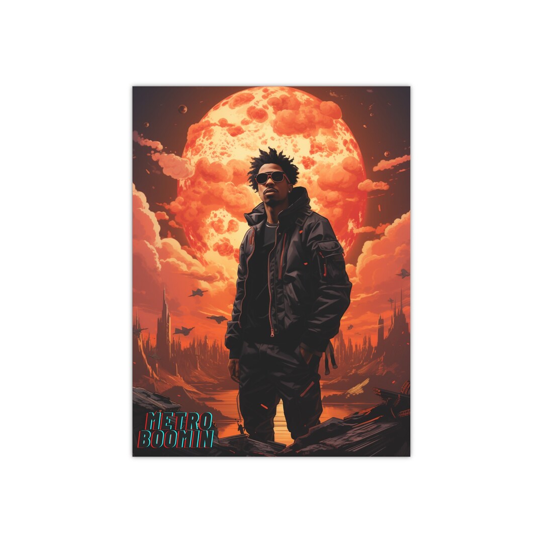 Metro Boomin Art Print Music Inspired Wall Decor for Hip Hop - Etsy