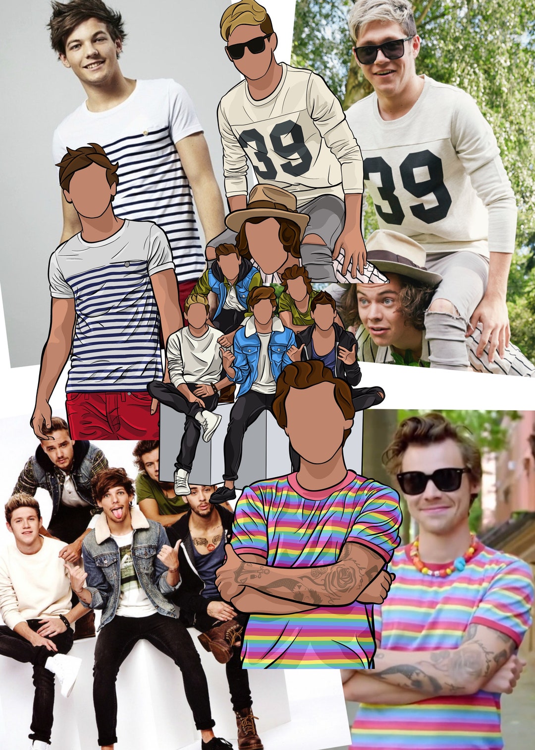 Custom One Direction Sticker - Etsy