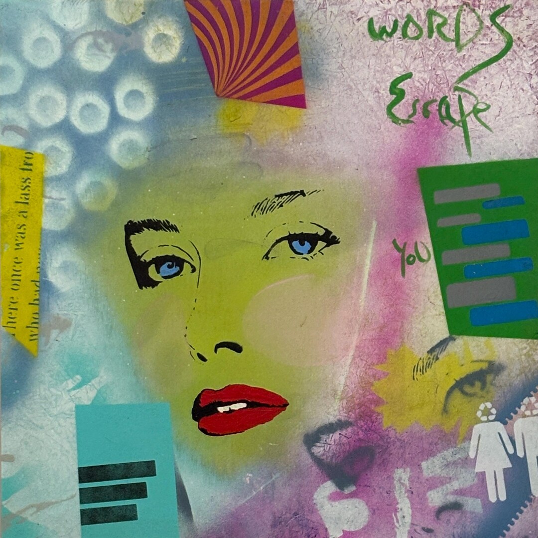Words Escape You - Original Artwork - Hand-painted, Handmade Painting ...