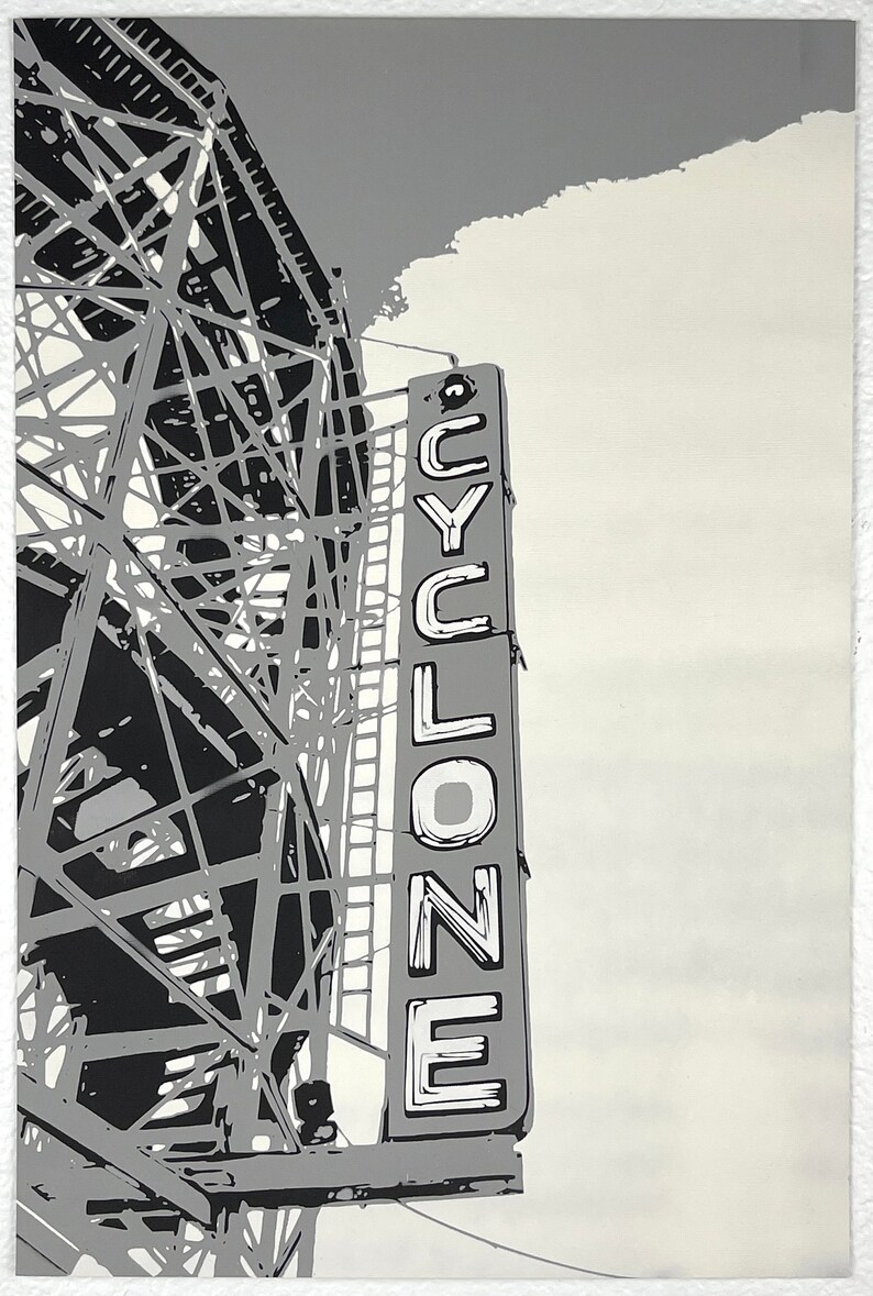 The Cyclone - Brooklyn - Coney Island - Original Handmade, Hand-painted ...