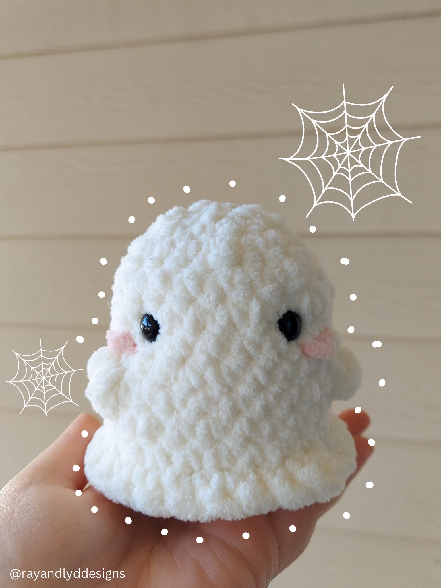 Spooky Ghost Amigurumi Ghost Plushie Halloween Plushie - Etsy