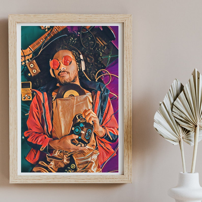 Music Room Home Decor for Music Studio Decoration Digital Wall Art for ...