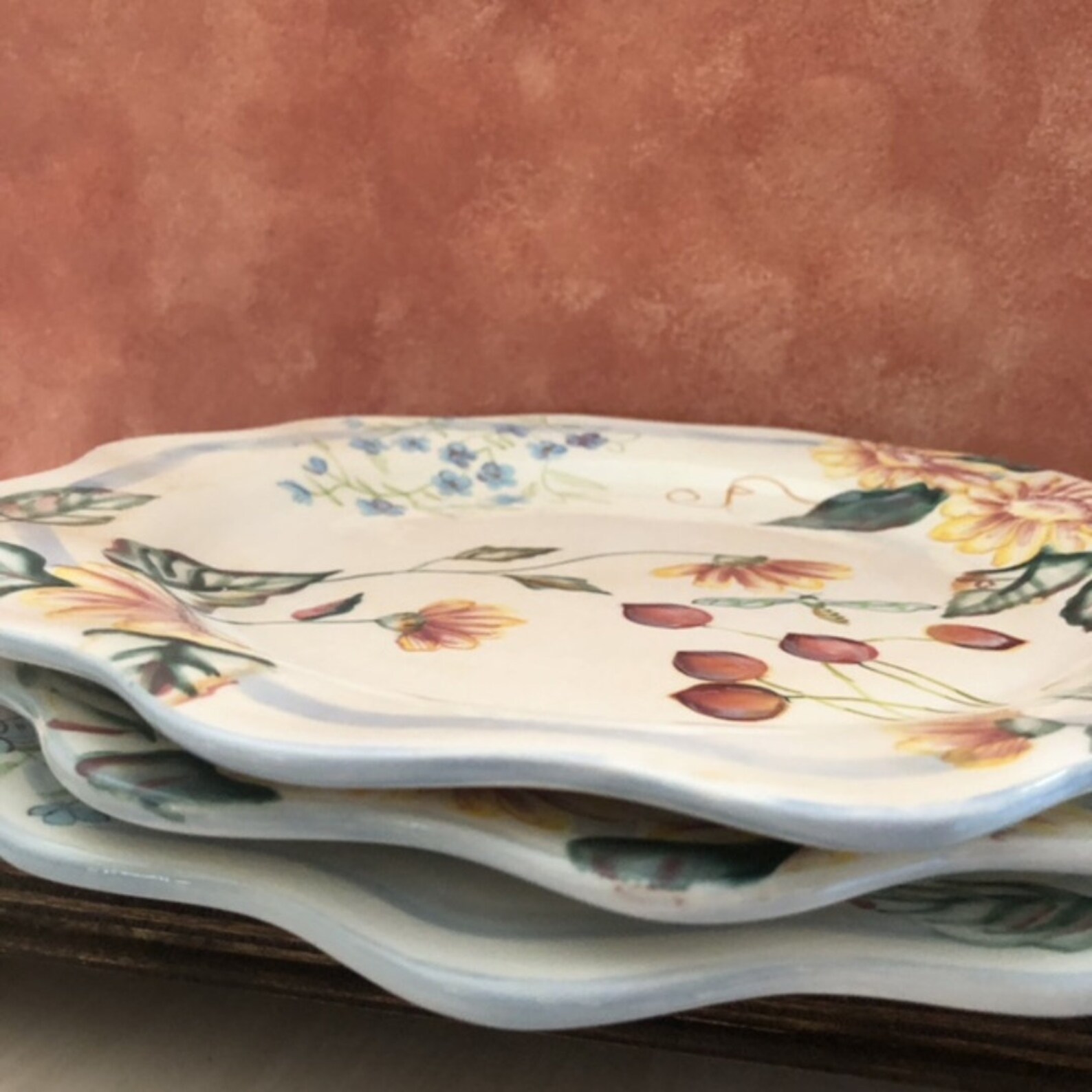 Collectible Hand Painted Plate by ZRIKE Company Perfect Spring Décor ...